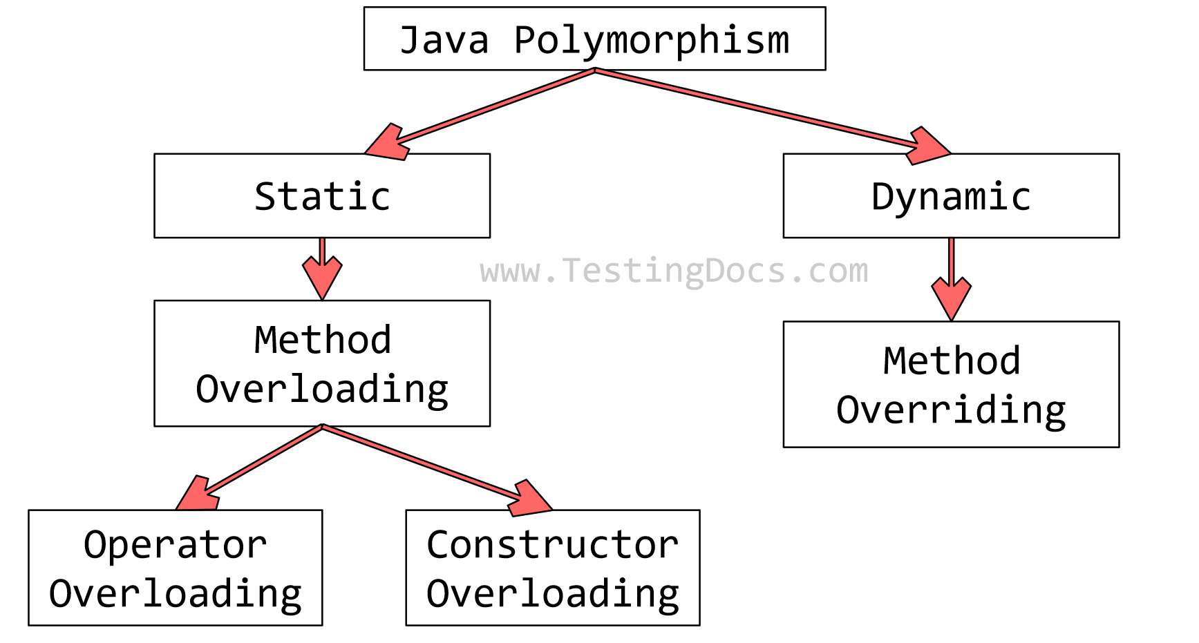 Java Polymorphism TestingDocs