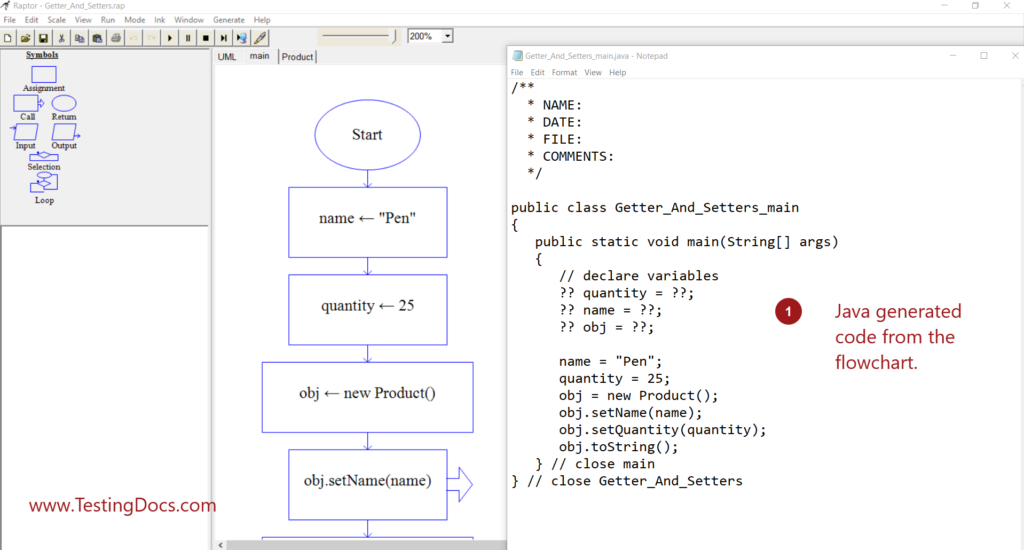 Features of Raptor Flowchart - TestingDocs.com