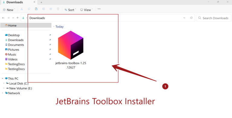 Install JetBrains Toolbox App on Windows 11 - TestingDocs