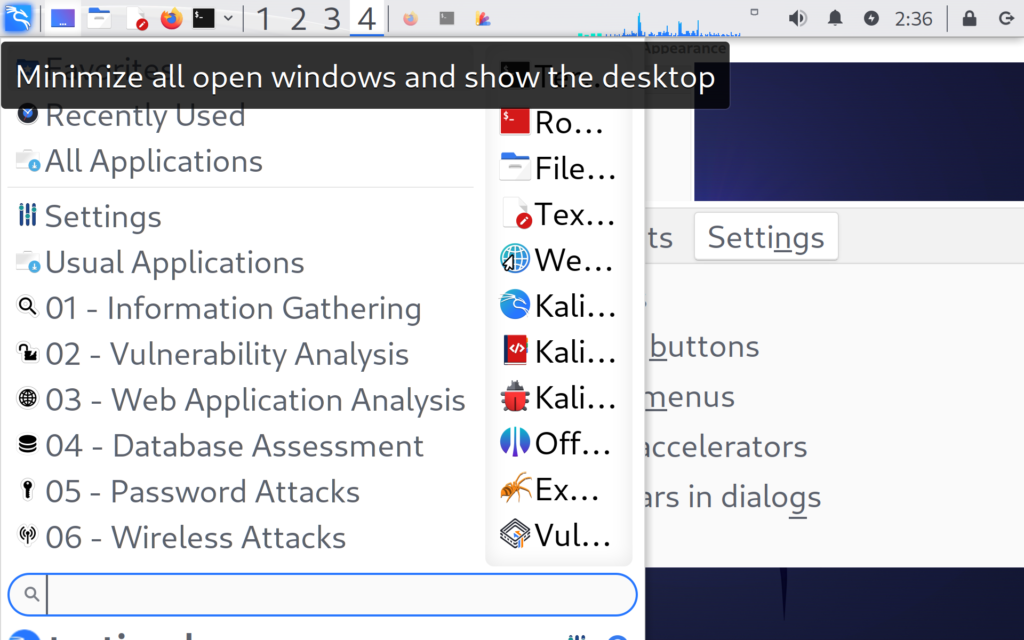 Kali Linux Tools List - TestingDocs