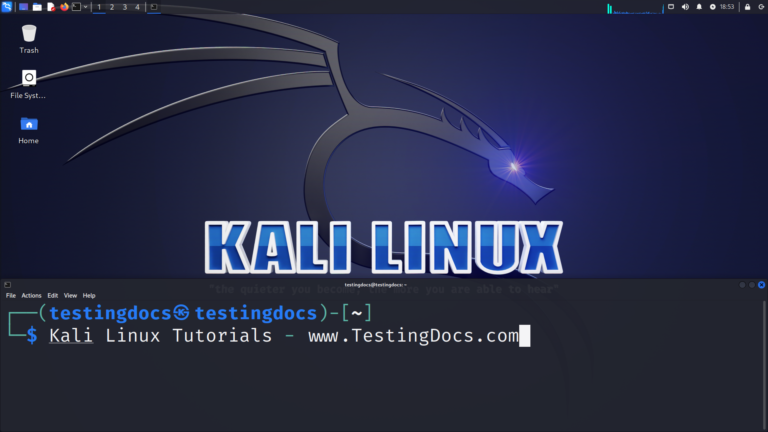 Kali Linux Tutorials - TestingDocs.com