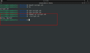 Linux Shell Script Example | TestingDocs