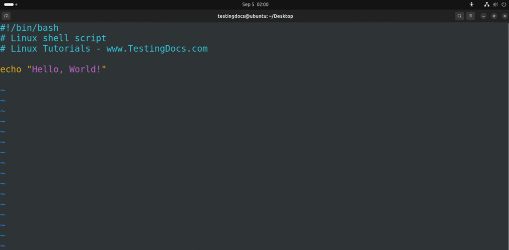 Shell Scripting Tutorials for Beginners - TestingDocs