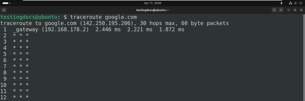 Linux Network Diagnostic Tools - TestingDocs
