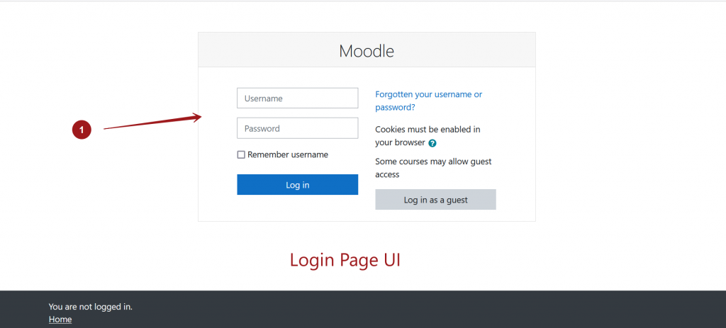 Login Page UI Mockup - TestingDocs