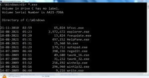 MS-DOS DIRECTORY Command - TestingDocs