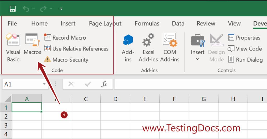 Create a Macro Function in MS Excel - TestingDocs