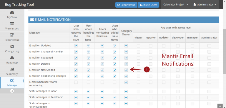 MantisBT Tool Features - TestingDocs