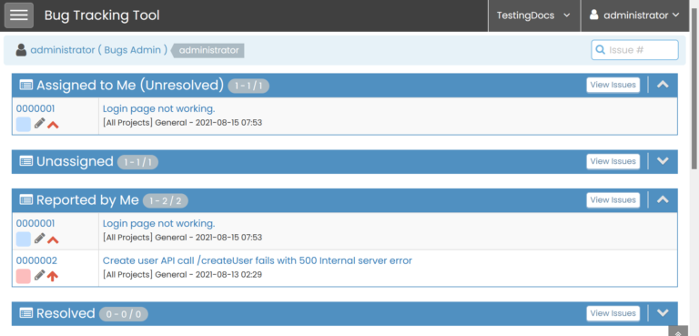 MantisBT Login - TestingDocs