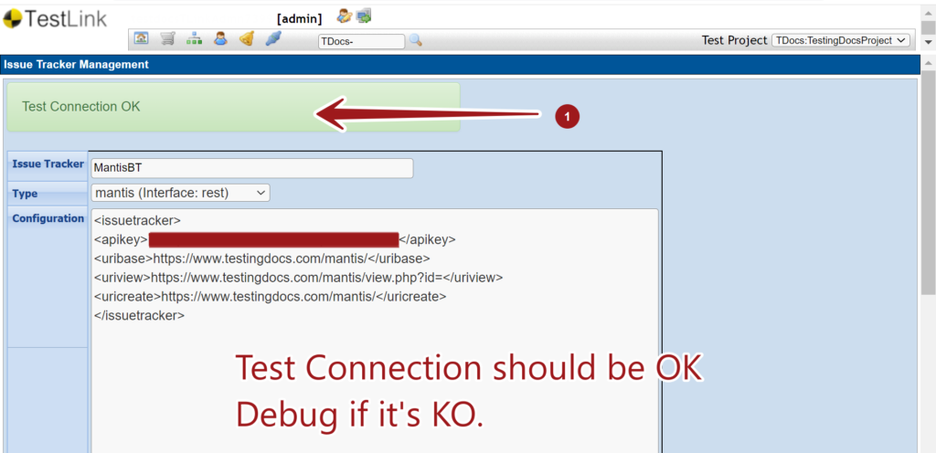 TestLink and MantisBT Integration - TestingDocs