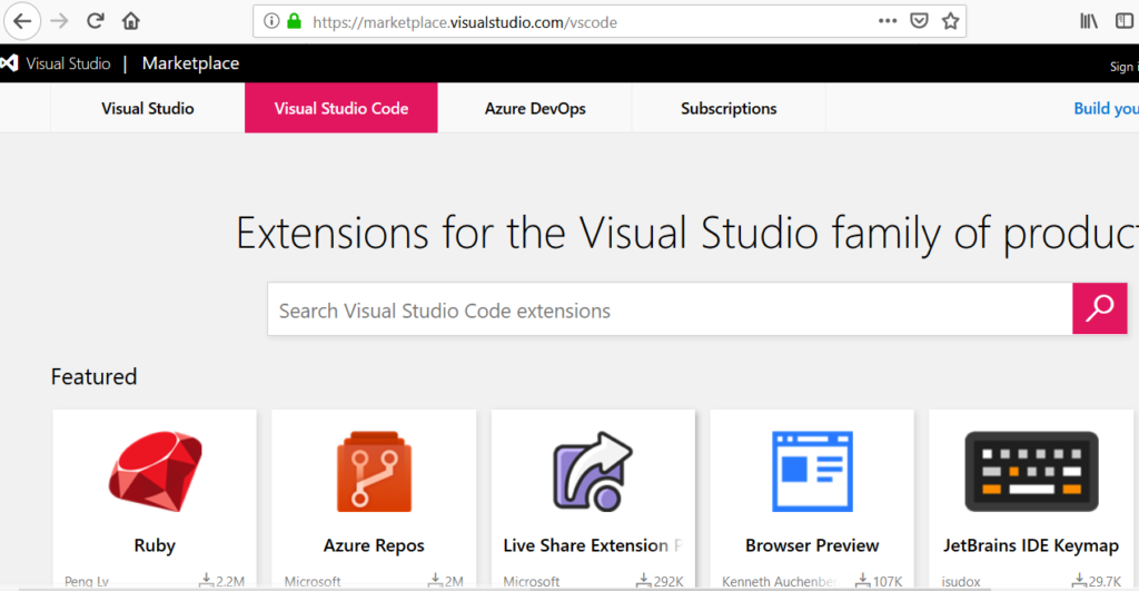 Install VSCode Plugins from Marketplace - TestingDocs