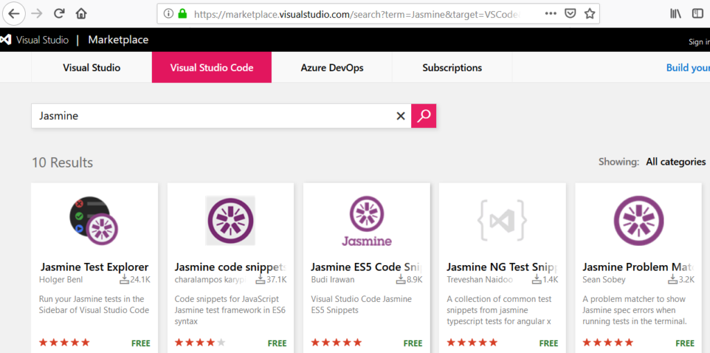 Install VSCode Plugins from Marketplace - TestingDocs