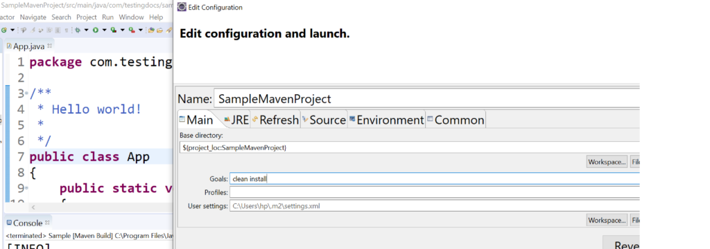 How to fix Maven error No goals specified [ 2024 ] | TestingDocs.com