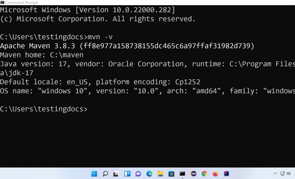 Download Maven on Windows 11 - TestingDocs