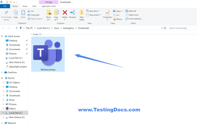 Install Microsoft Teams on Windows - TestingDocs