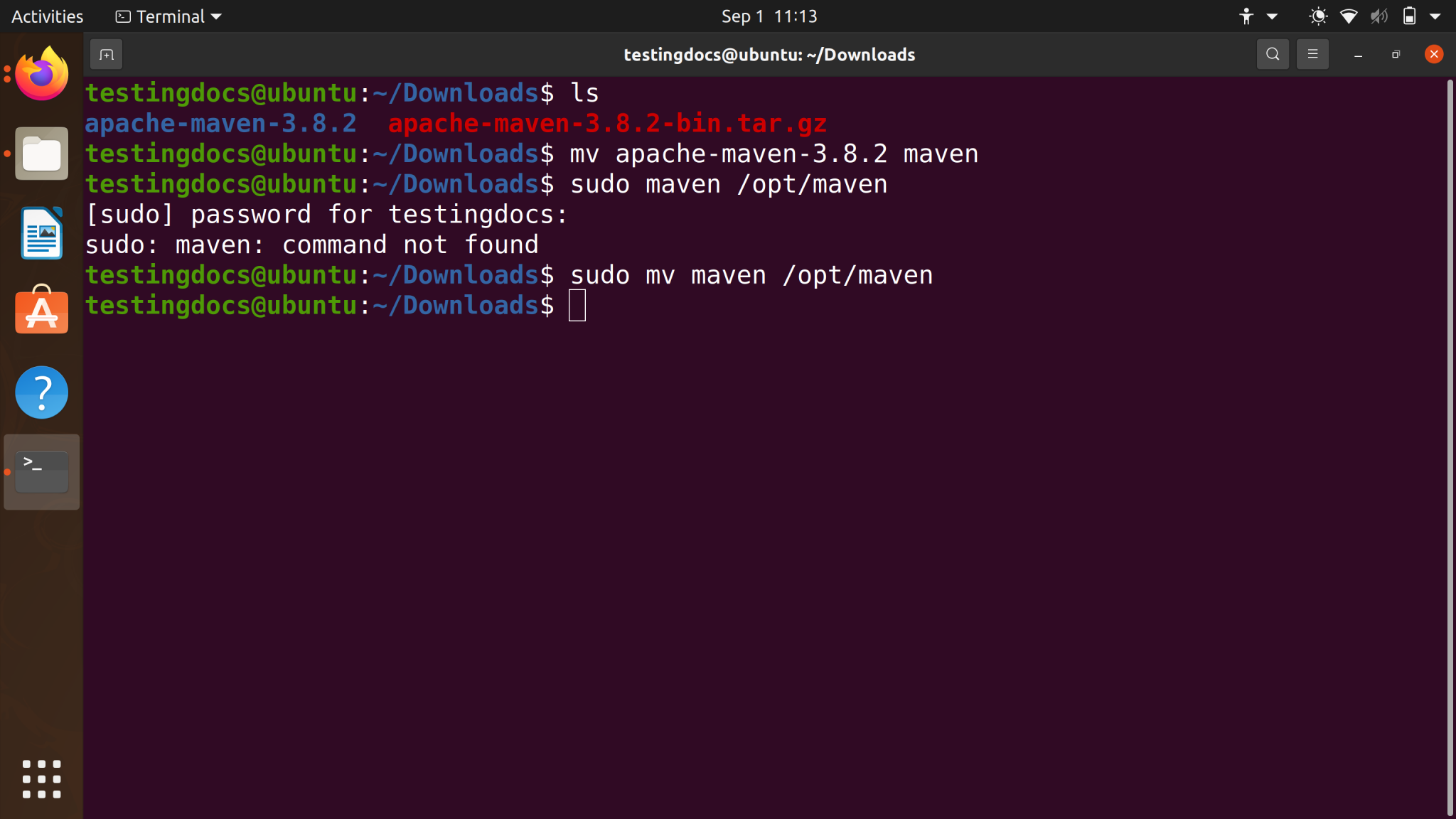 Install Maven on Ubuntu Linux - TestingDocs