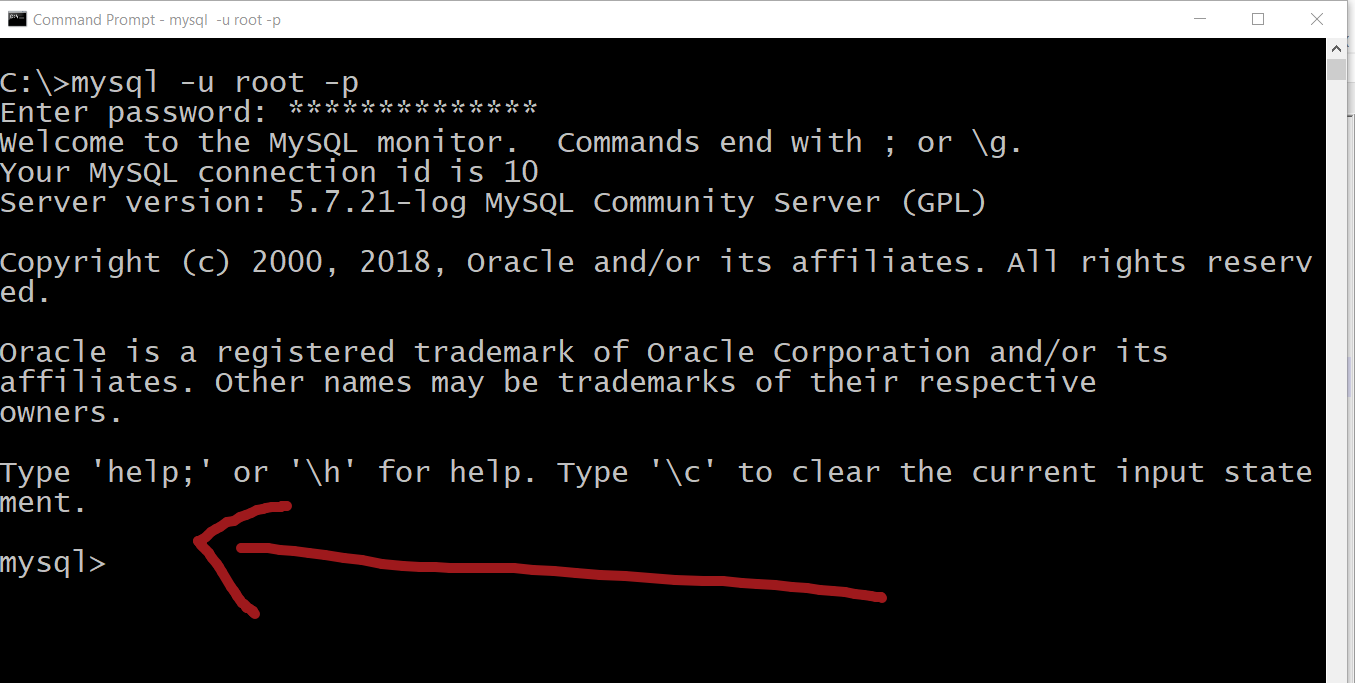Working With MySQL Command Line TestingDocs