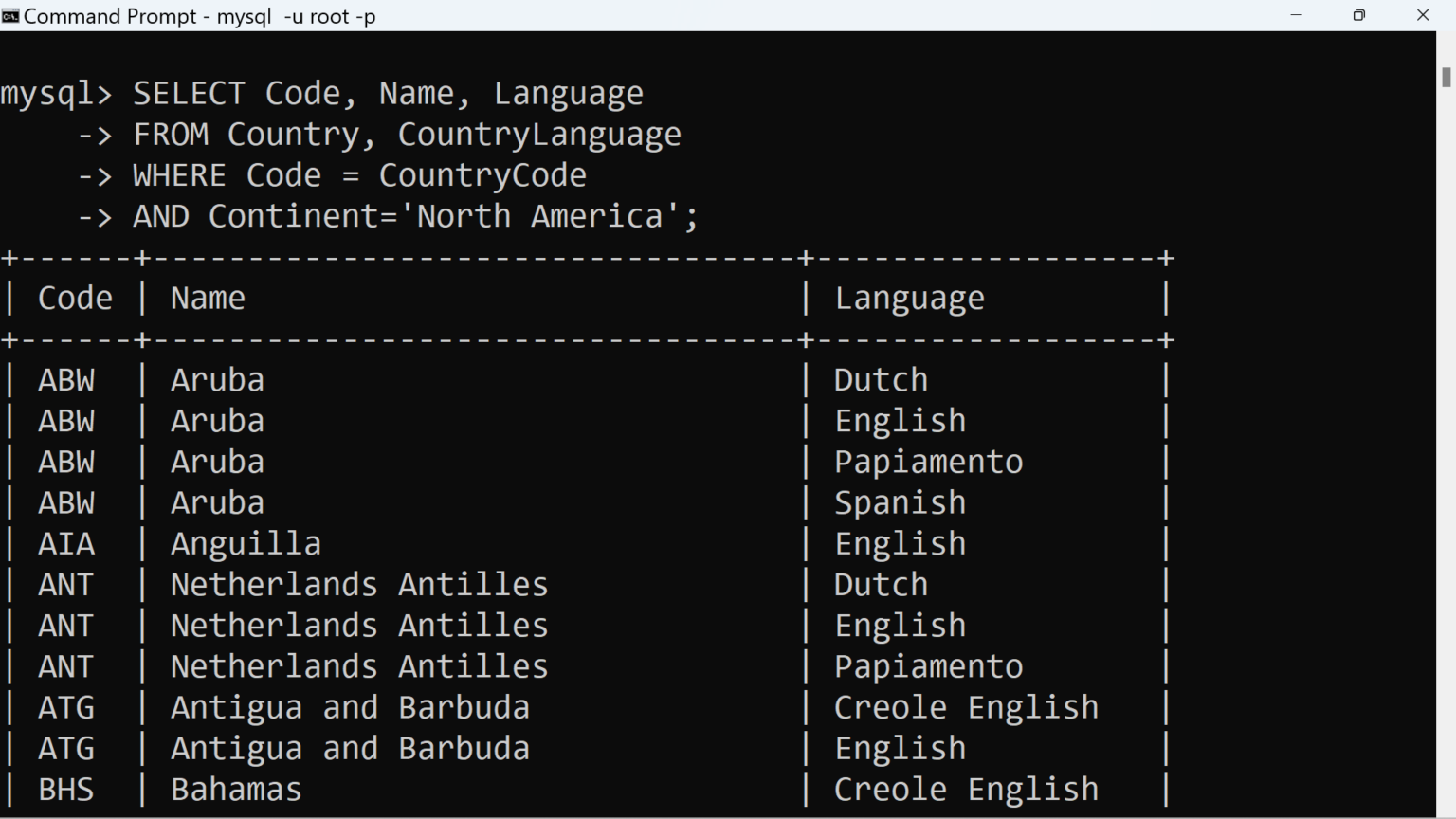 MySQL Comma Joins - TestingDocs