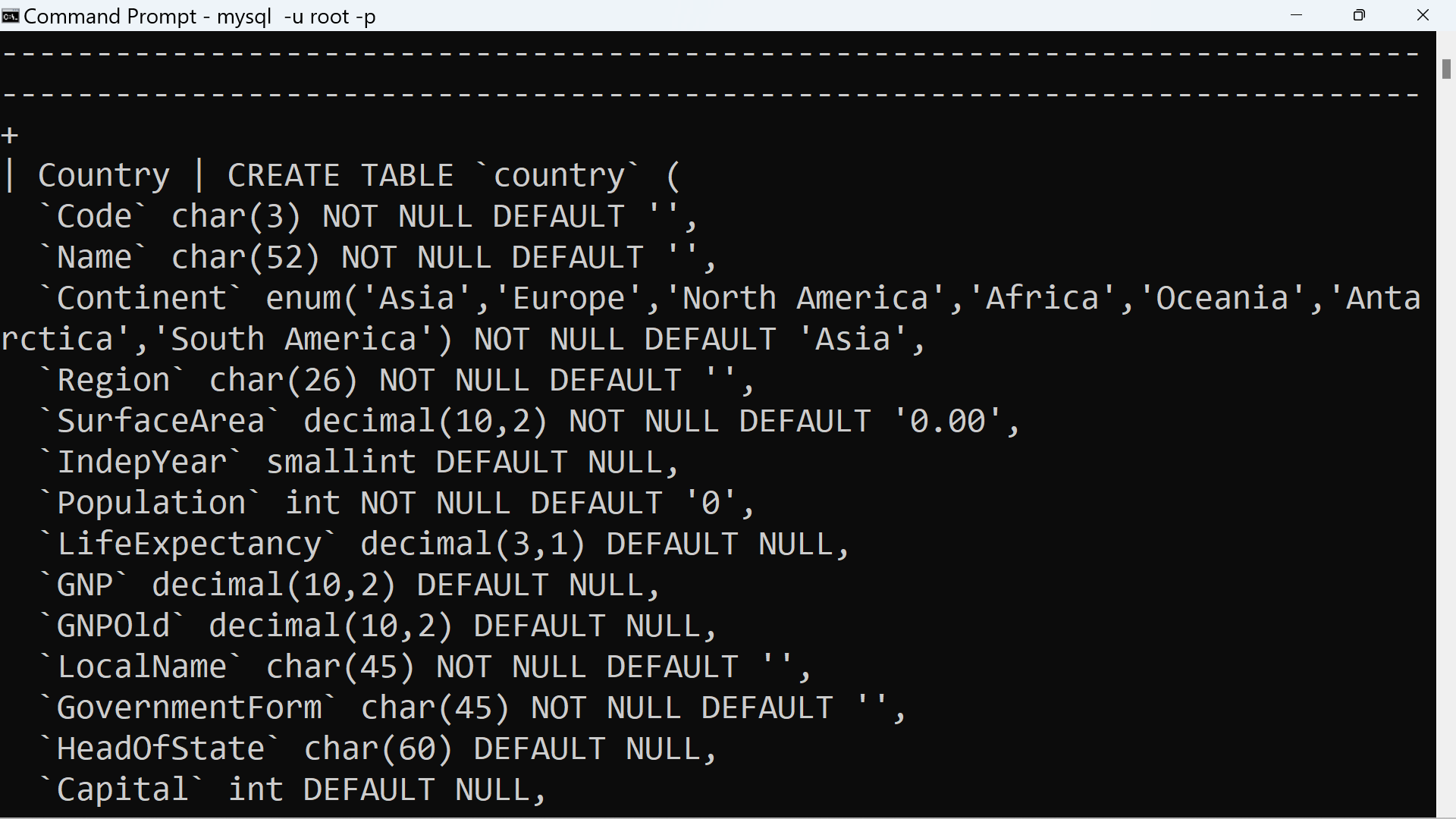MySQL NULL Values TestingDocs