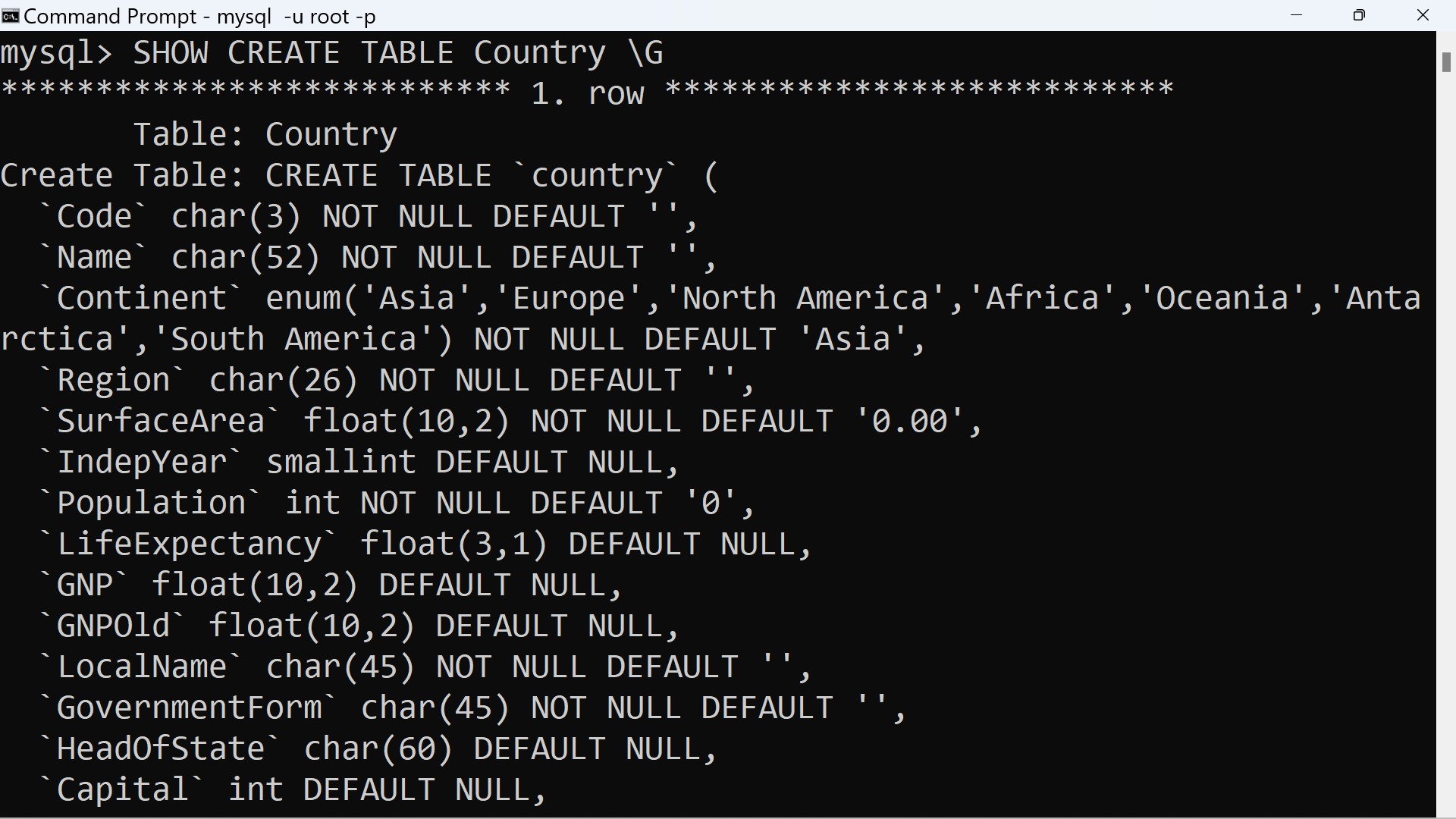 Show Create Table Script In Mysql Brokeasshome