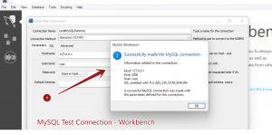 New MySQL Connection in Workbench - TestingDocs