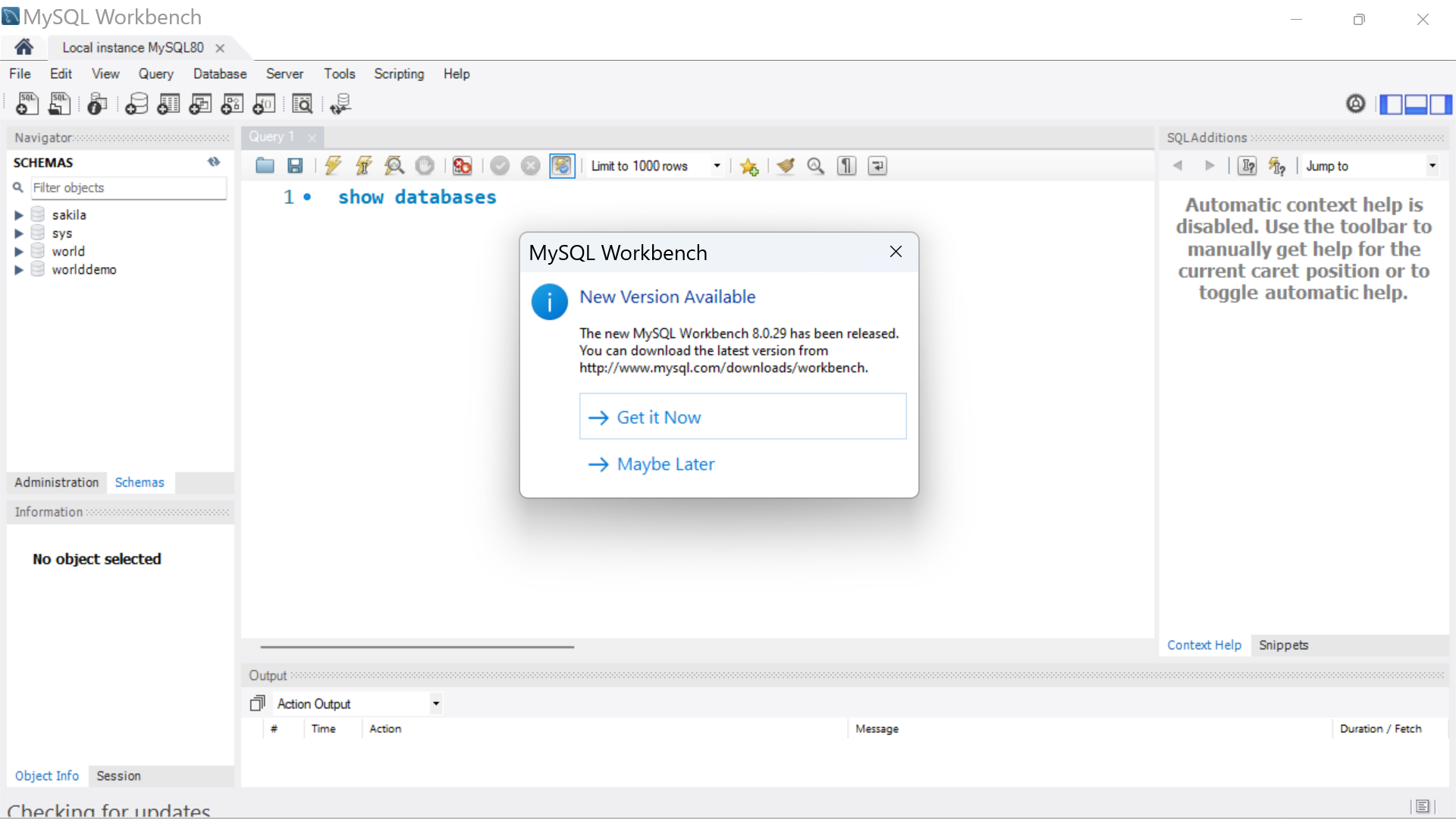 Upgrade MySQL Workbench On Windows 11 TestingDocs