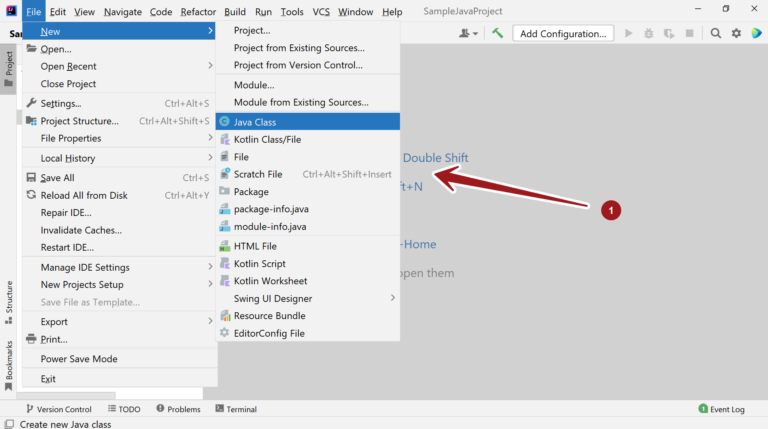 Create New Class in IntelliJ IDEA - TestingDocs