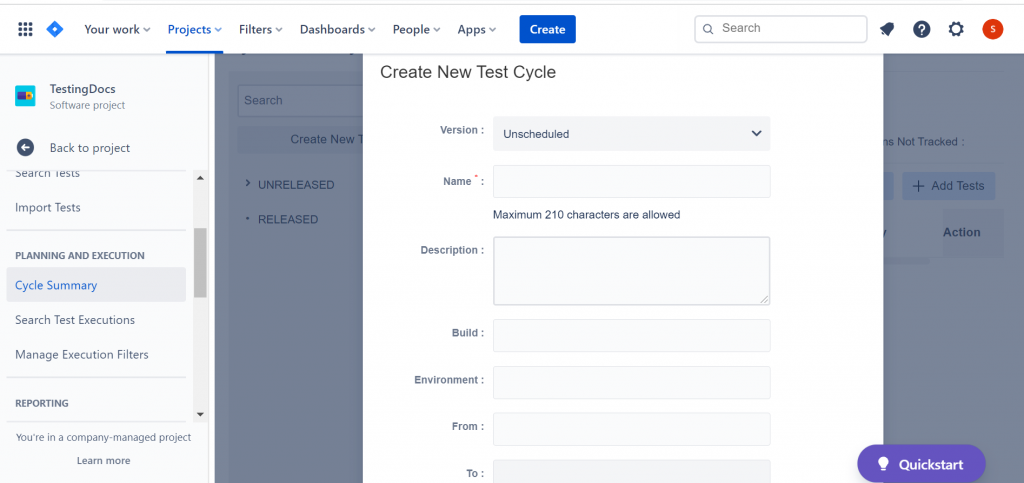 What Is A Test Cycle In Jira