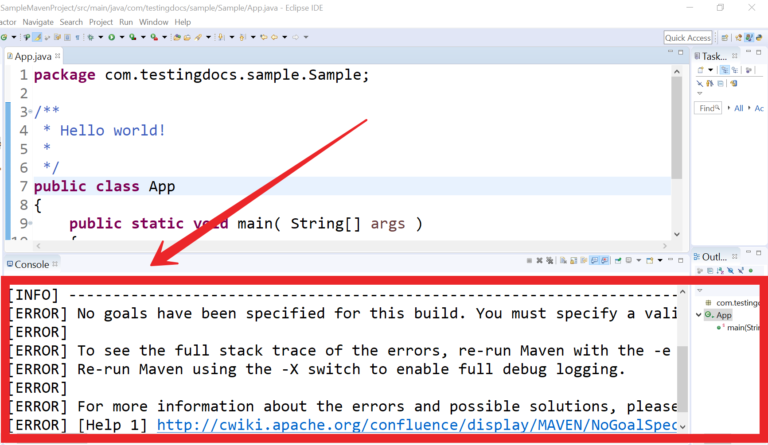 How To Fix Maven Error No Goals Specified 2024 Testingdocs