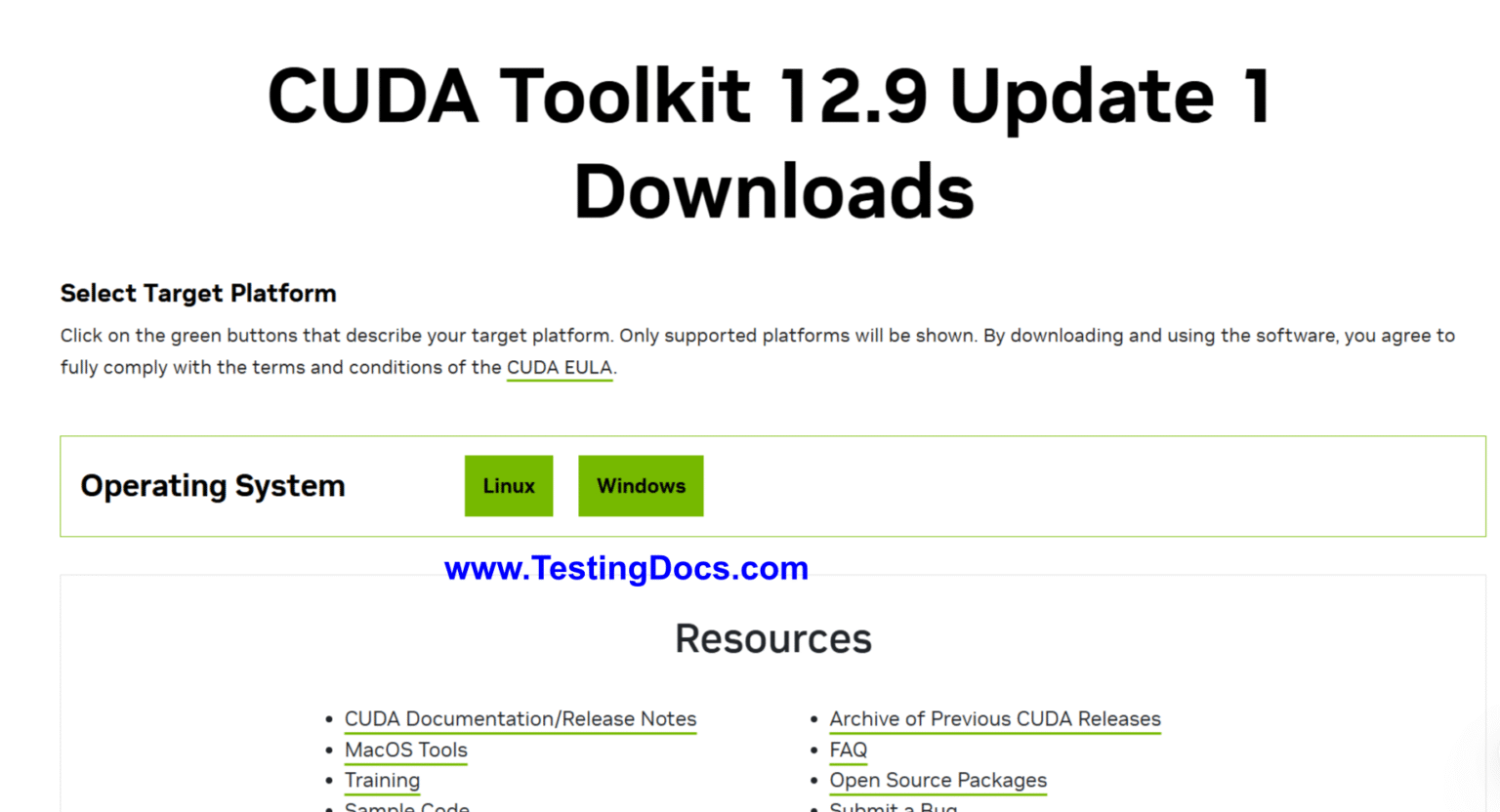 Introduction To Cuda Toolkit Testingdocs
