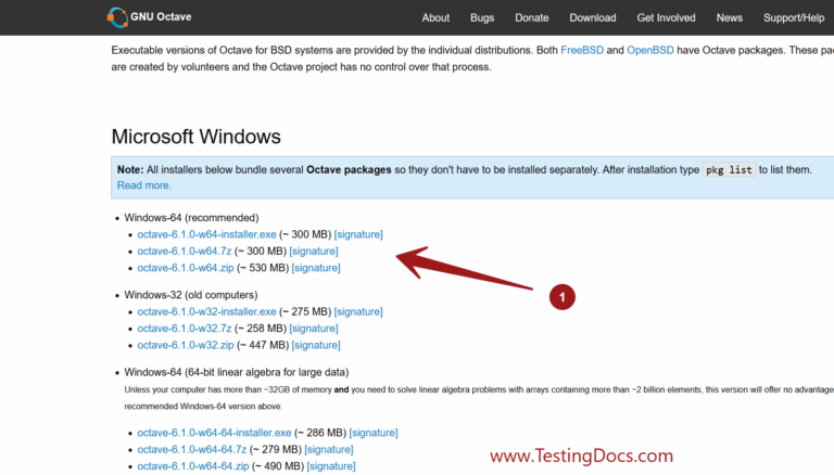 Download and Install Octave on Windows - TestingDocs