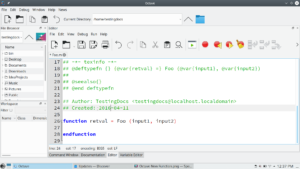 Octave Functions - TestingDocs