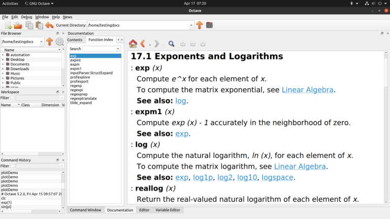 Octave Built-in Functions [ Updated 2024 ] - TestingDocs