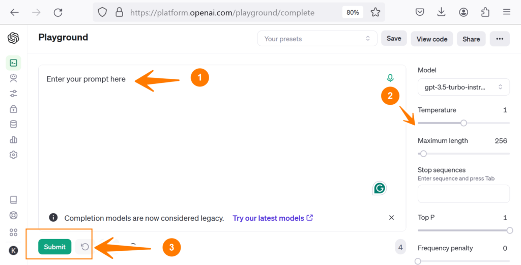 OpenAI Completions API [ 2023 ] - TestingDocs