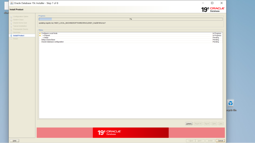 Install Oracle 19c Database On Windows - TestingDocs