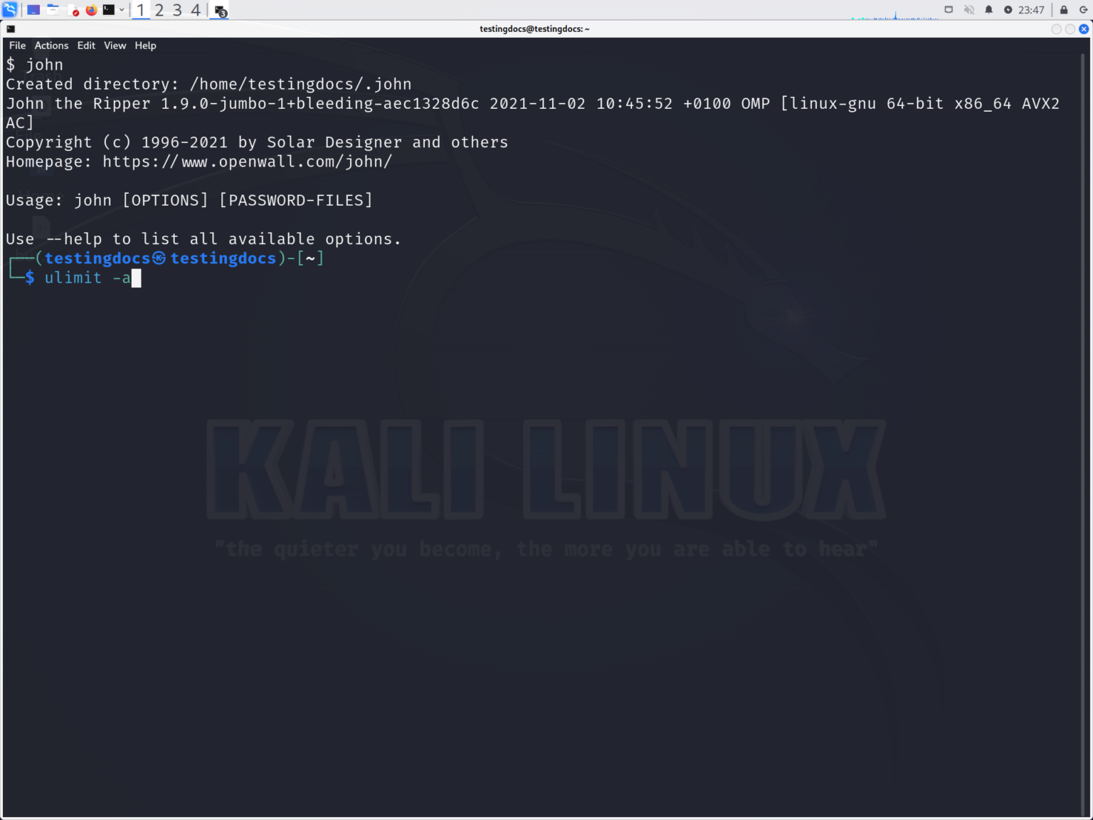 John the Ripper - Password cracking tool - TestingDocs