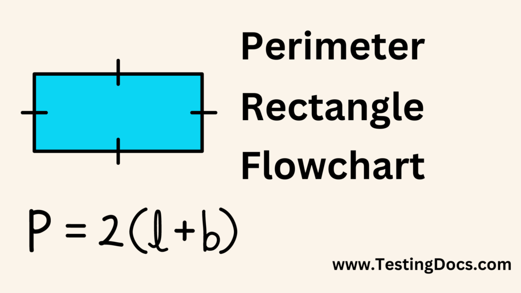 Perimeter of Rectangle Flowchart - TestingDocs