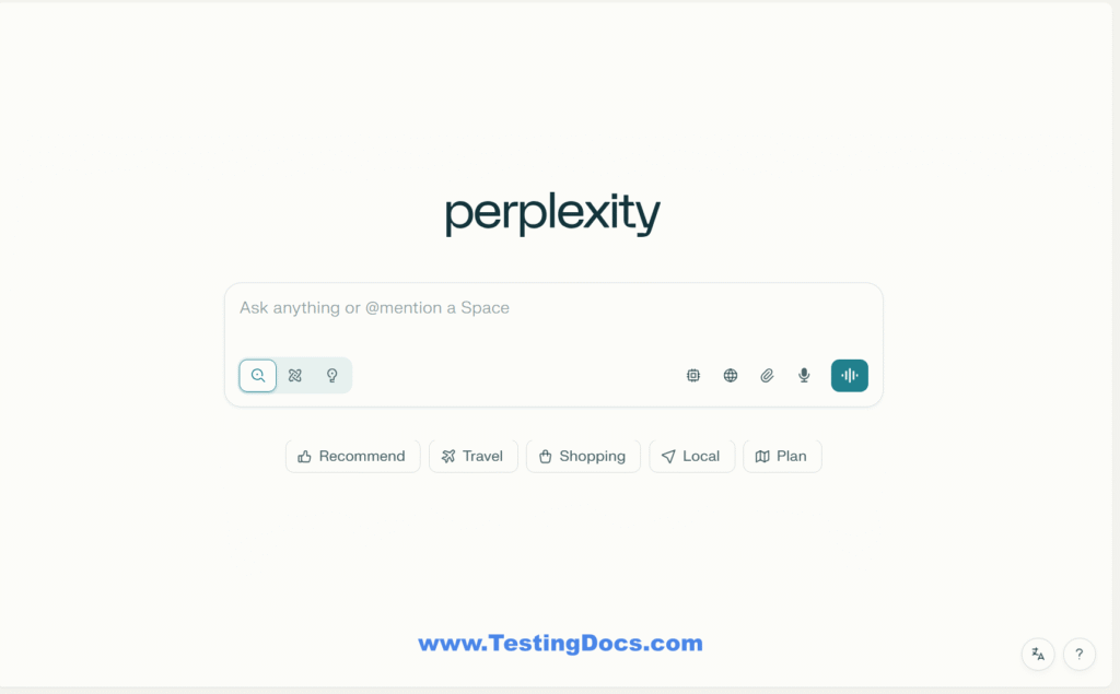 Perplexity Comet Browser | TestingDocs