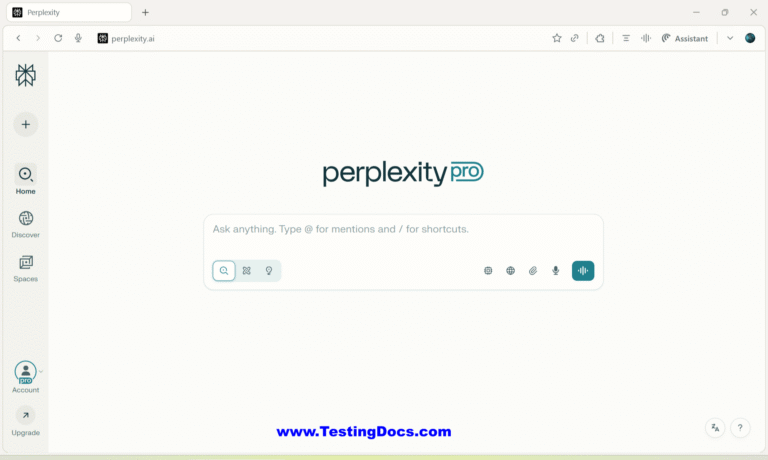 Perplexity AI Tutorials - TestingDocs.com