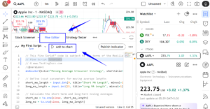 Pine Script Editor on TradingView - TestingDocs
