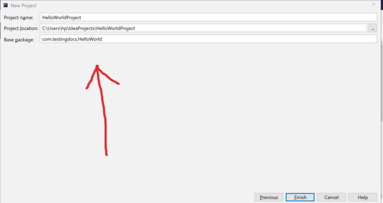 Create a New Project in IntelliJ IDE - TestingDocs