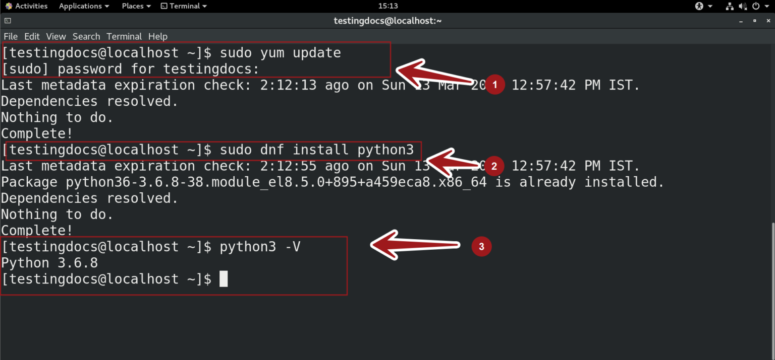Install Python On CentOS TestingDocs