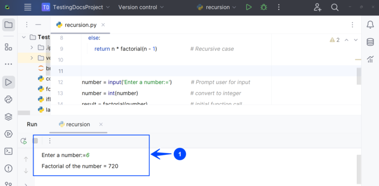 Python Recursion | TestingDocs.com