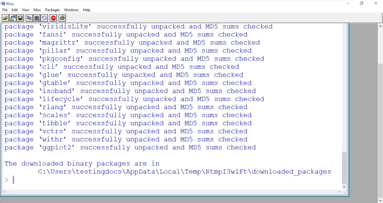 Install R Packages - TestingDocs.com