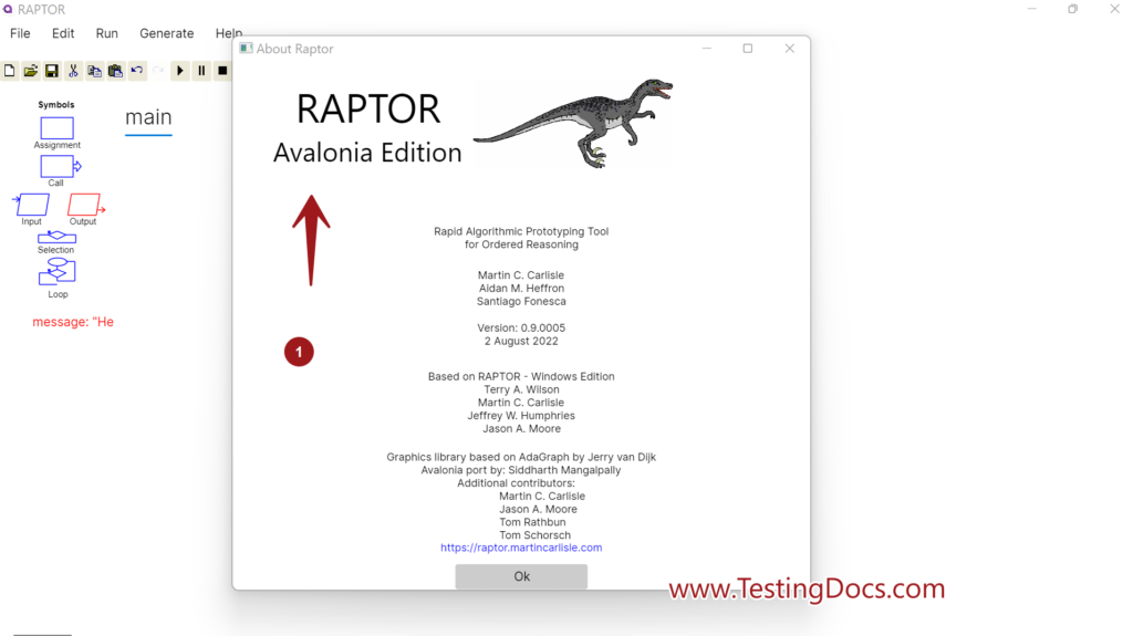 Download RAPTOR Avalonia - TestingDocs