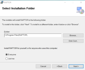 Install RAPTOR on Windows 10 - TestingDocs