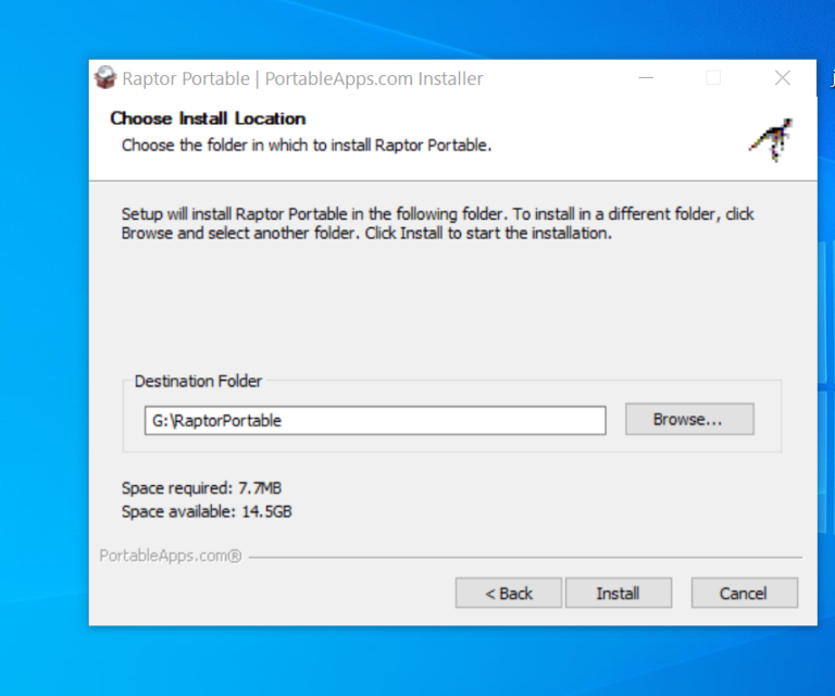 Download & Install Raptor Portable - TestingDocs