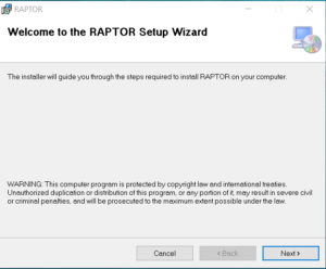 Install RAPTOR on Windows 10 - TestingDocs