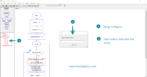 Array in Raptor Flowchart - TestingDocs