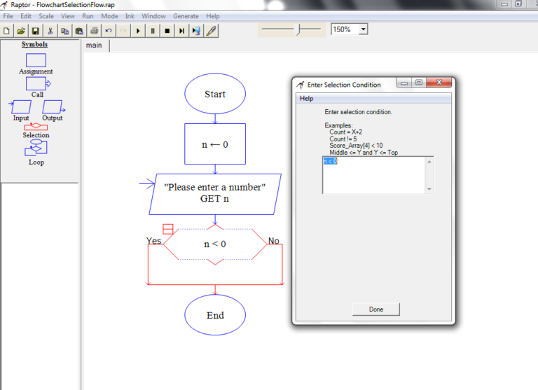 Number Positive or Negative flowchart - TestingDocs